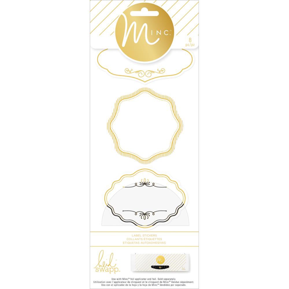 Labels / Etiquettes autocollants Minc - Cartoscrap