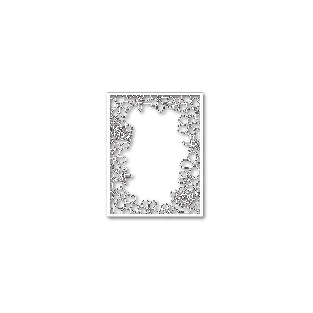 Die Memory Box - Floral Fantasy Frame - Cartoscrap