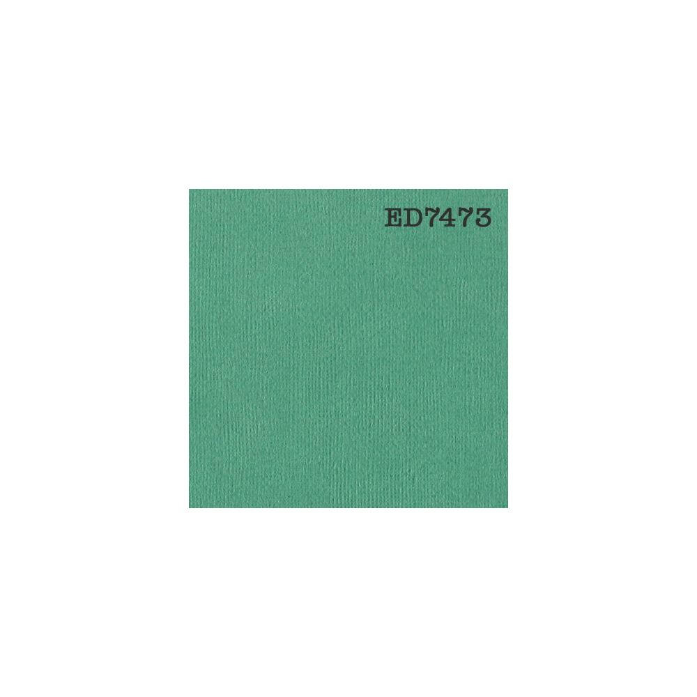 Cardstock texturé canvas - Coloris vert prasin - Cartoscrap