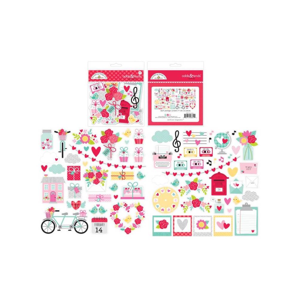 Die Cuts - Doodlebug Design - Love notes