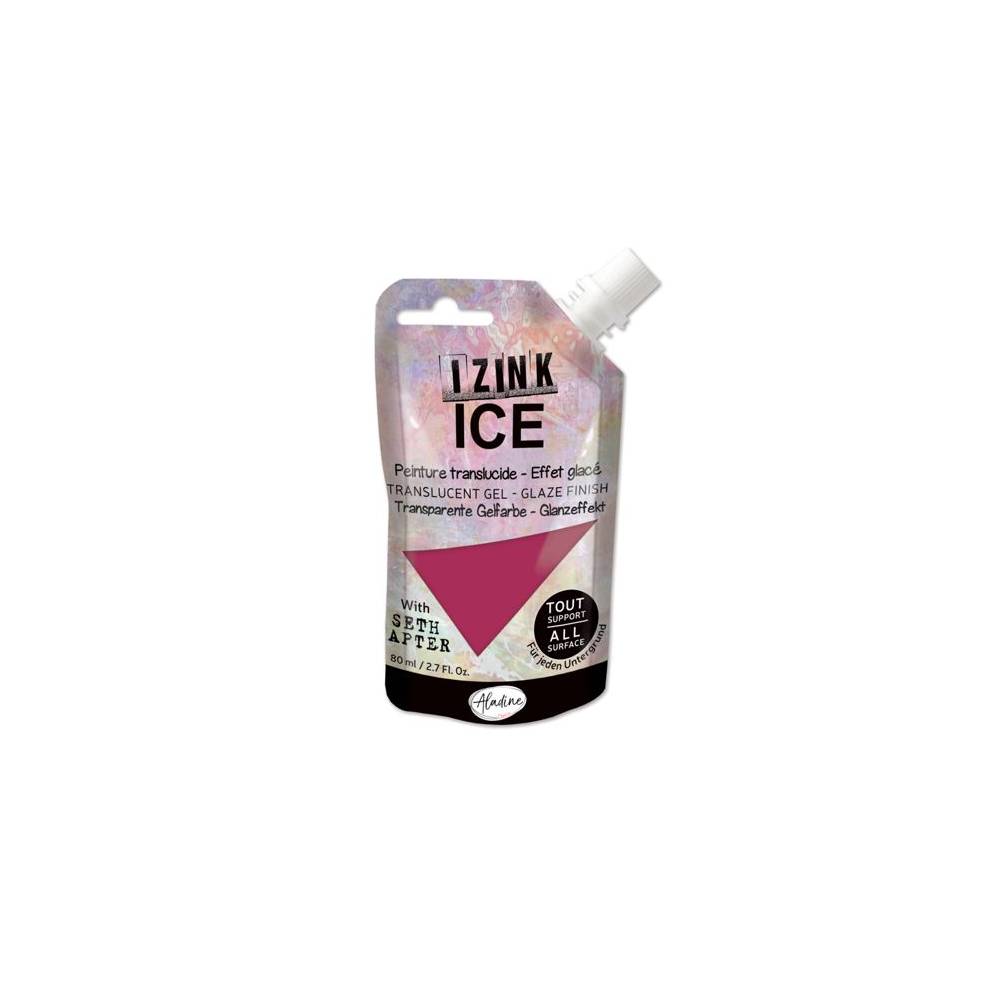 Peinture Izink Ice - Aladine - 80ml - Rouge Cerise - Freezia