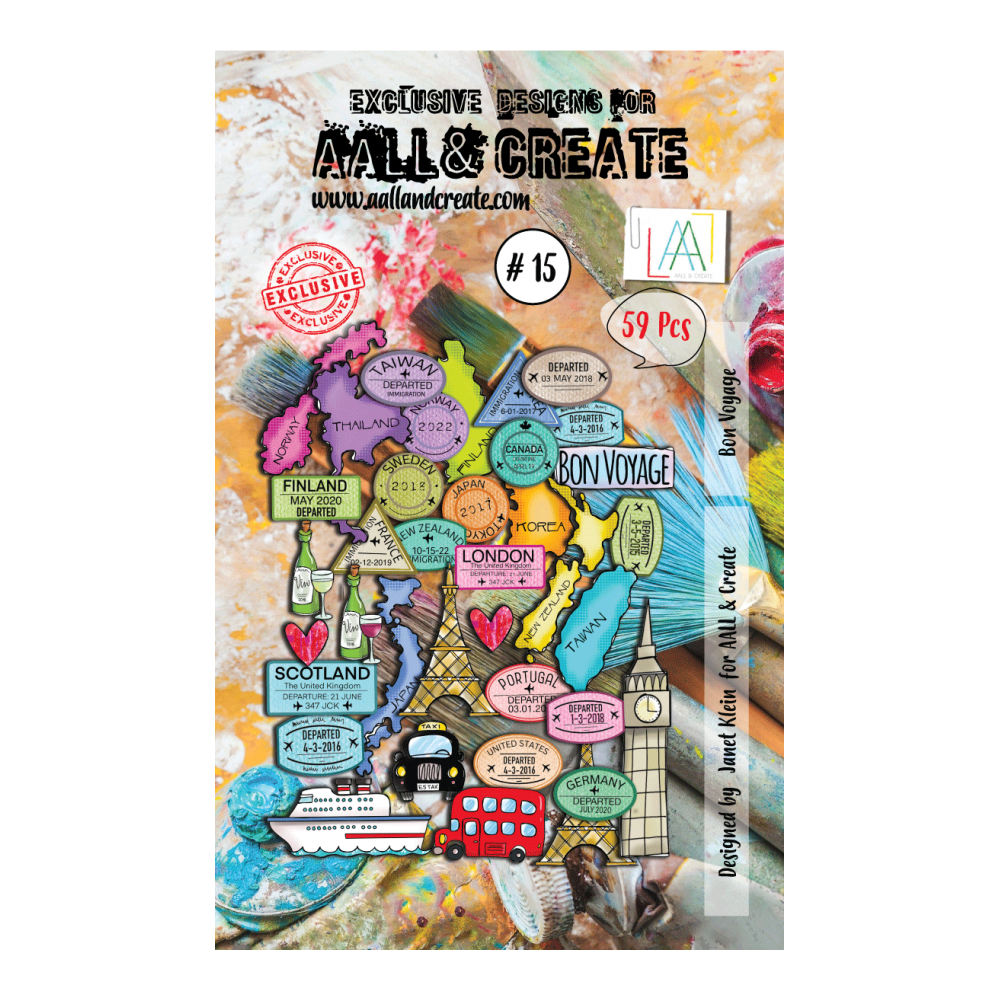 Die Cuts - AALL and Create Ephemera - 015 - Bon Voyage